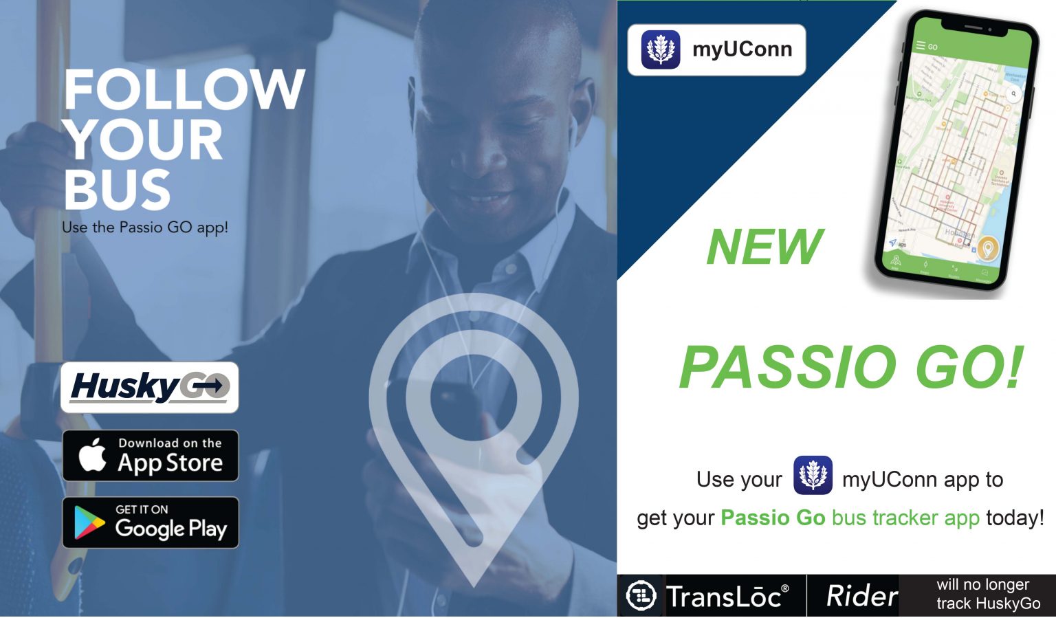 Passio Go! - New HuskyGo Bus Tracking App | Transportation Services